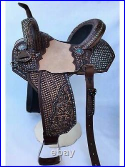 Western Horse Saddles Premium Leather Barrel Racing Equestrian Trail ...