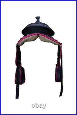 Youth Child Synthetic Western Barrel Racing Horse Saddle With Tack Set ...